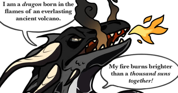 Dragons Discussing Their Powers - Comic - Media Chomp