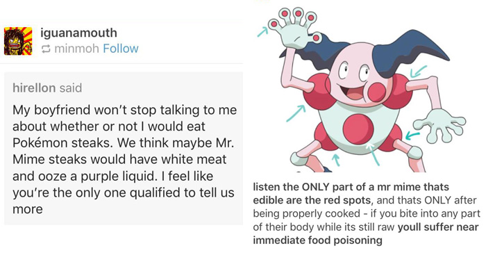 Mr. Mime Pokémon Steaks - Media Chomp