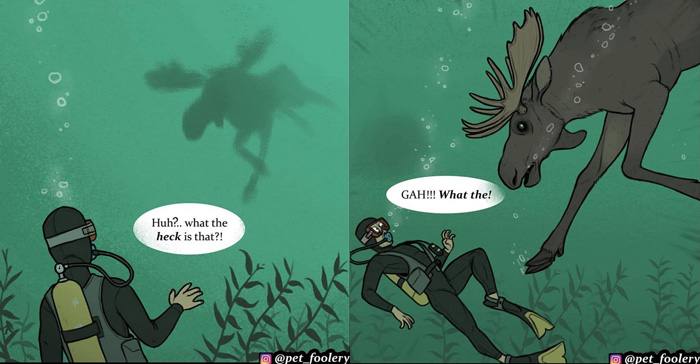 A Terrifying Fact About Moose - Comic - Media Chomp