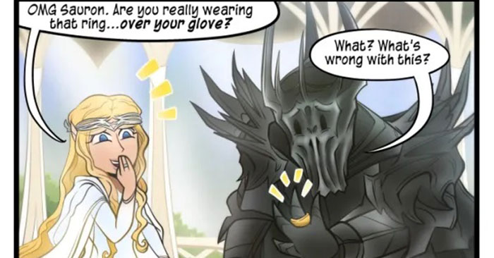 The Silmaridiot - Sauron Fashion Comic - Media Chomp