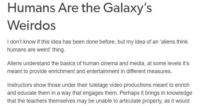 Humans Are Weird - Cinema - Media Chomp