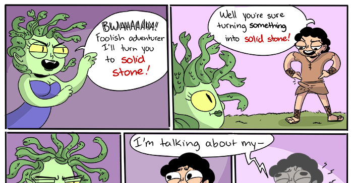 Medusa Jokes Comic - Media Chomp