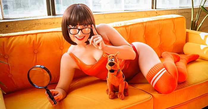 Velma Pinup From Scooby Doo Media Chomp